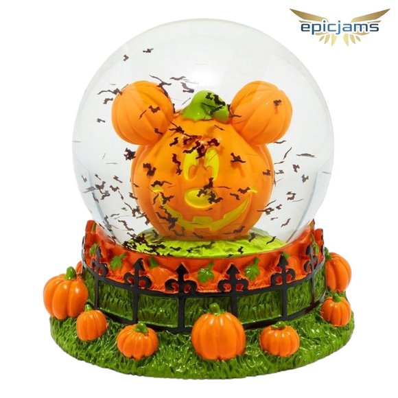 Disney | Bags | Disney Mickey Mouse Pumpkin Snow Globe | Poshmark